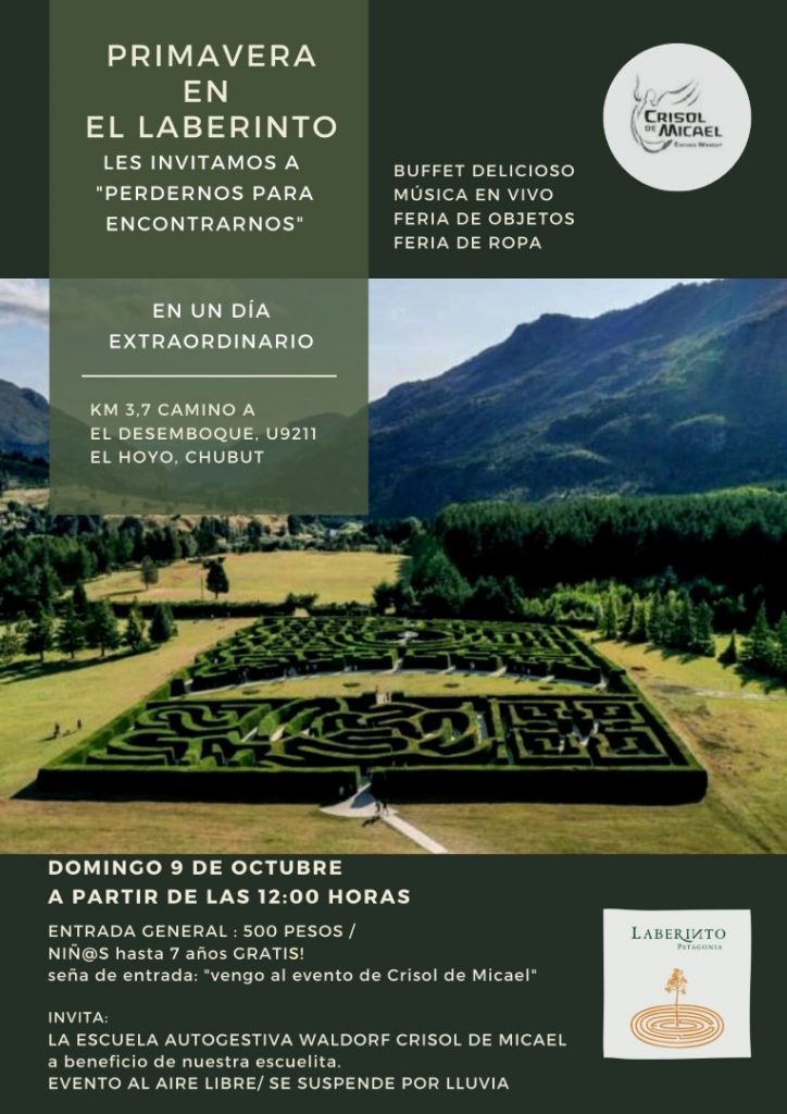 Primavera en el Laberinto - Escuela Waldorf Crisol de Micael
